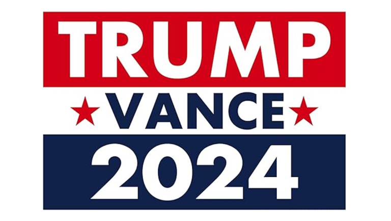 Trump and JD Vance Yard Sign – Bold Statement for Supporters